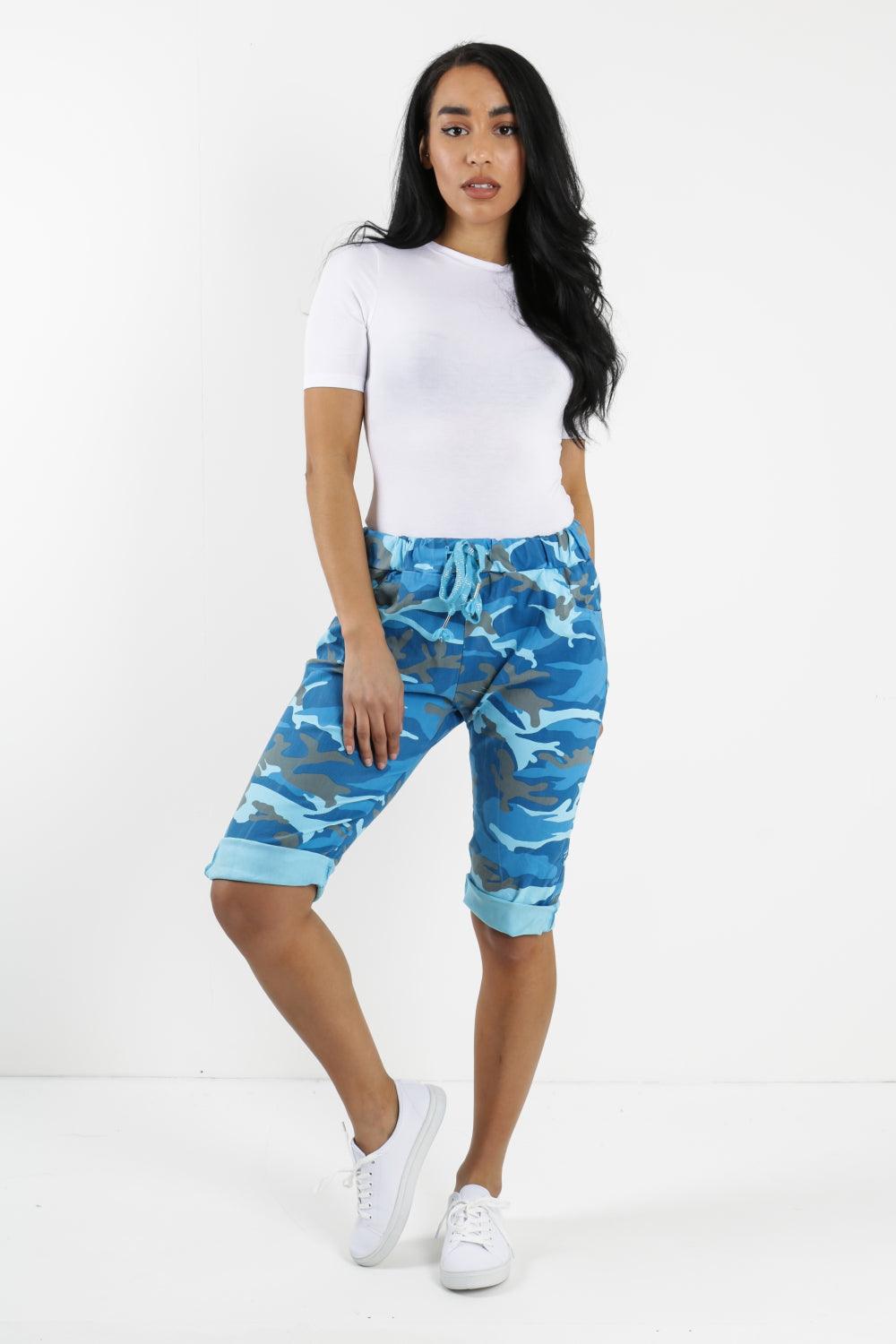 Made In Italy Camouflage Magic Shorts – Lashra Fashion